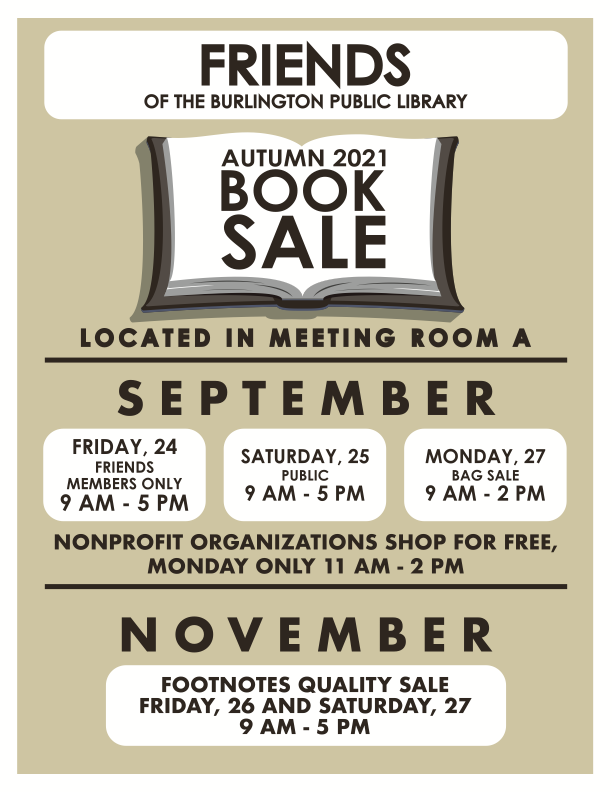 Friends of the Library :: Burlington Public Library