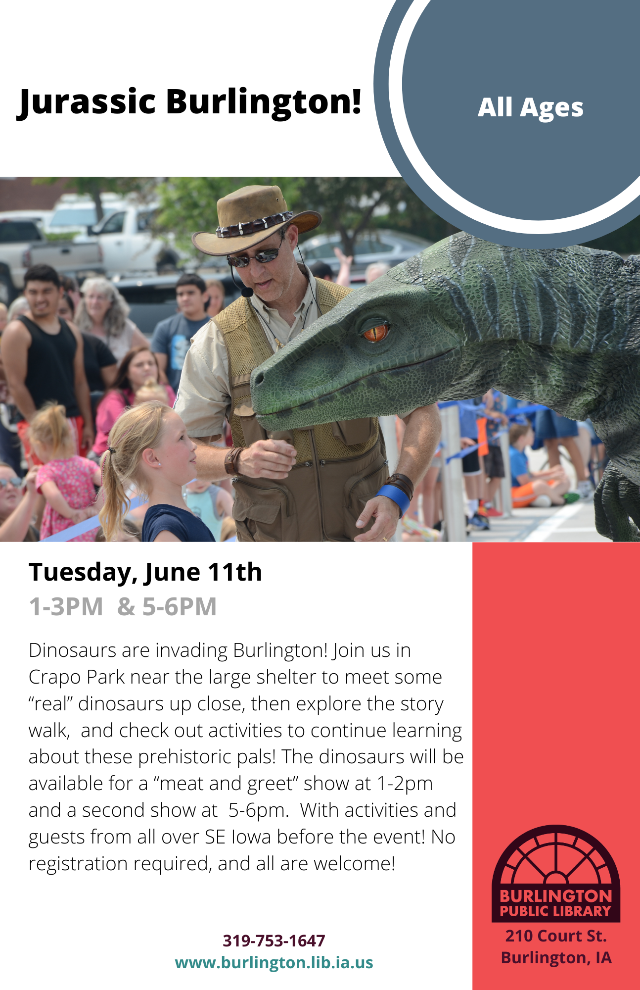 Jurassic Burlington :: Burlington Public Library
